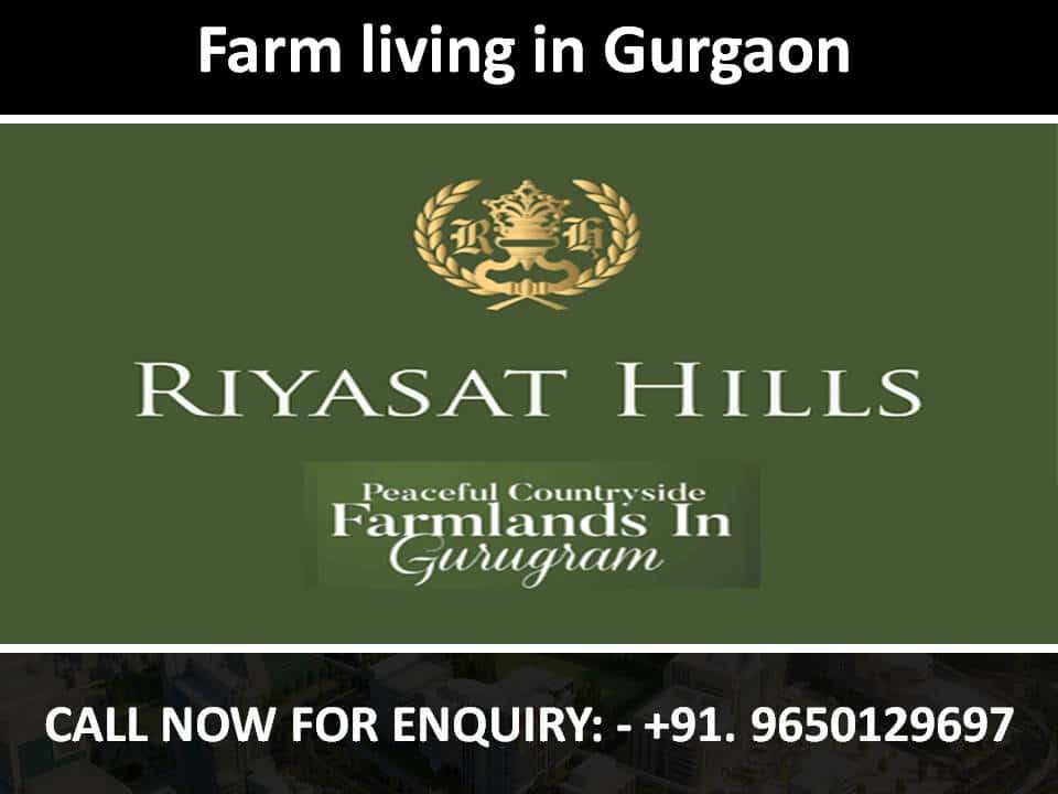 9650129697 || Raheja Riyasat Hills - Farm House in Gurgaon